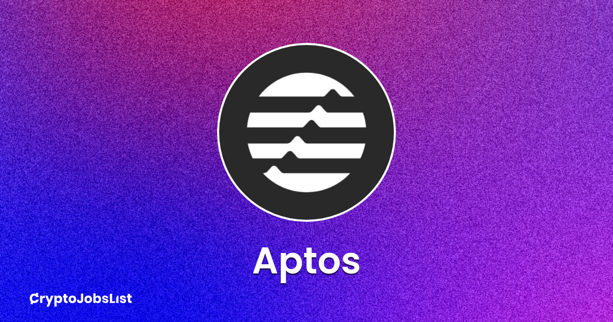 Aptos Jobs & Careers. 30 web3 jobs available now. 71 closed jobs | Crypto Jobs List