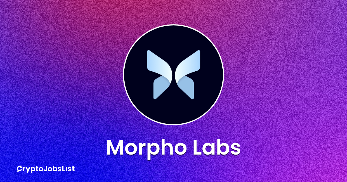 Morpho Labs Jobs & Careers. 0 web3 jobs available now. 1 closed jobs | Crypto Jobs List